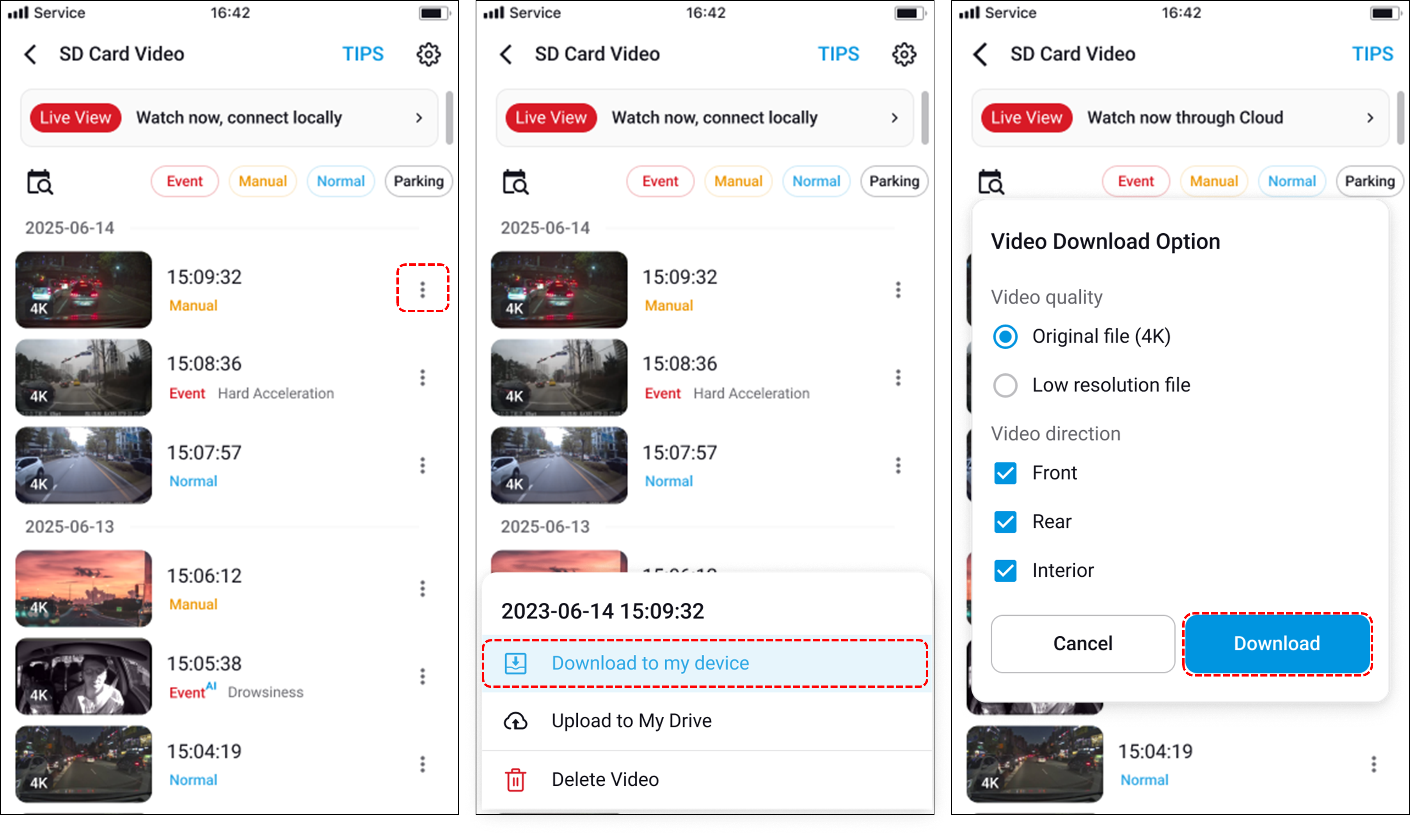 Remote live view and remote playback via Cloud/app – BlackVue | Forum