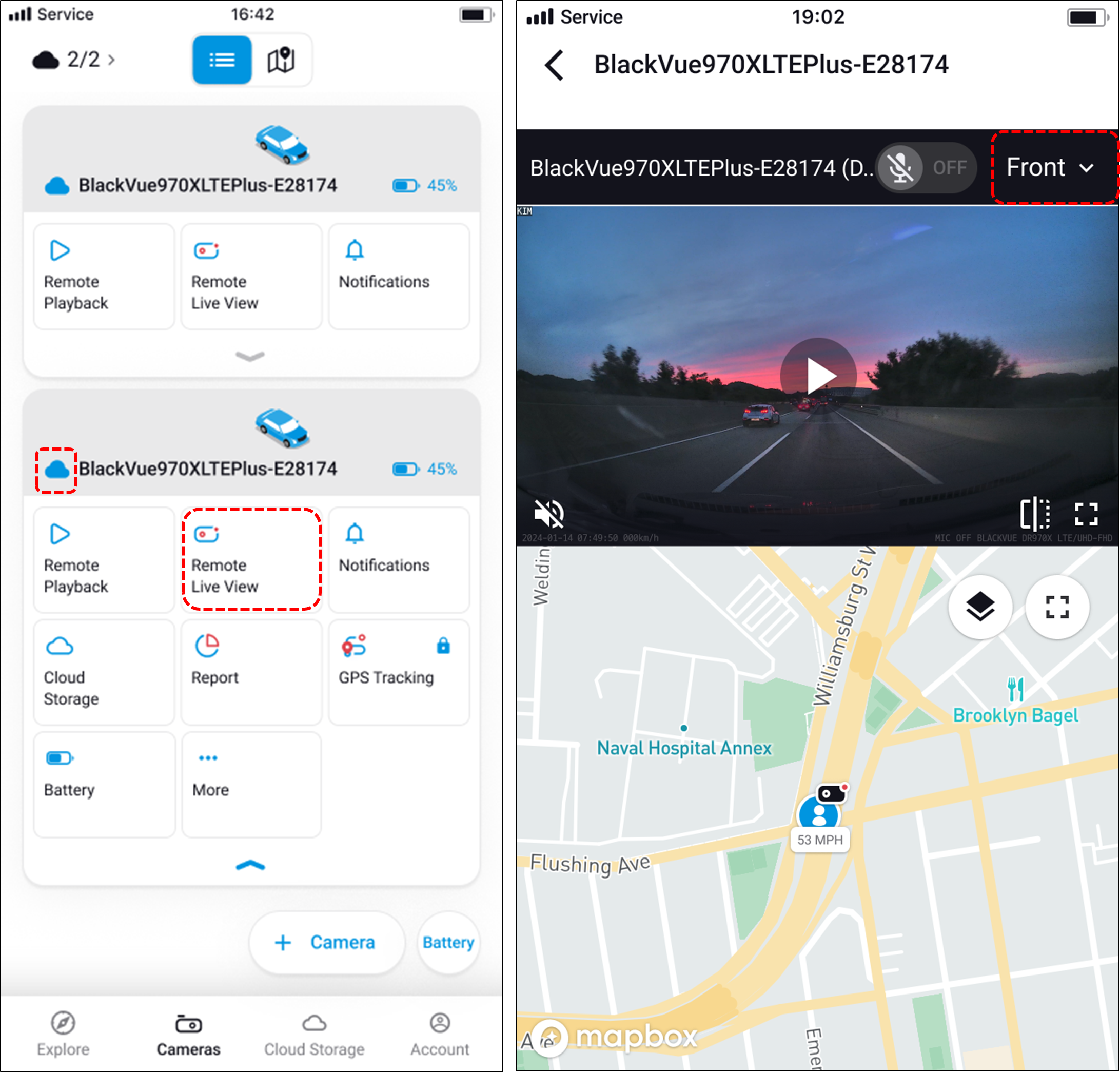 Remote live view and remote playback via Cloud/app – BlackVue | Forum