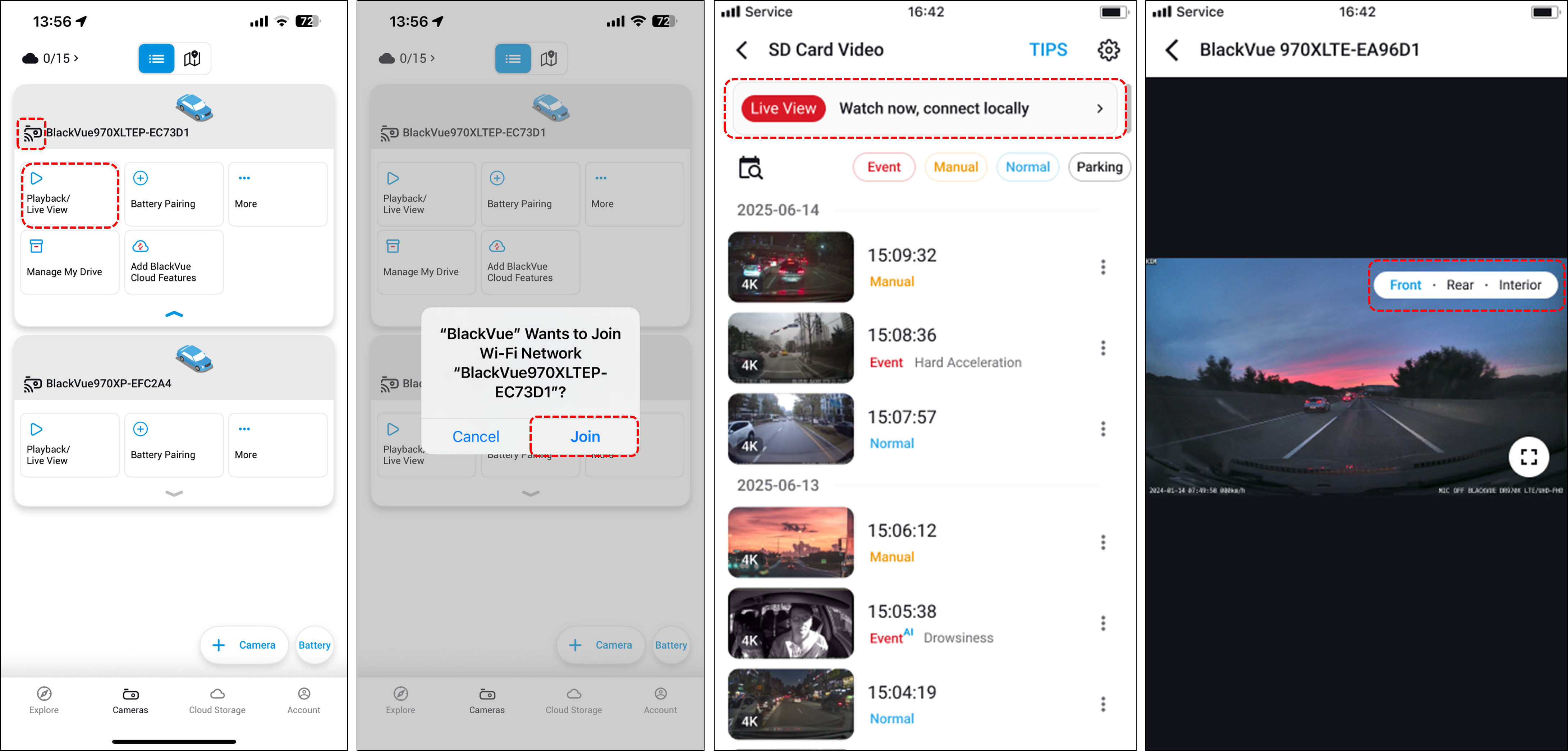 Remote live view and remote playback via Cloud/app – BlackVue | Forum