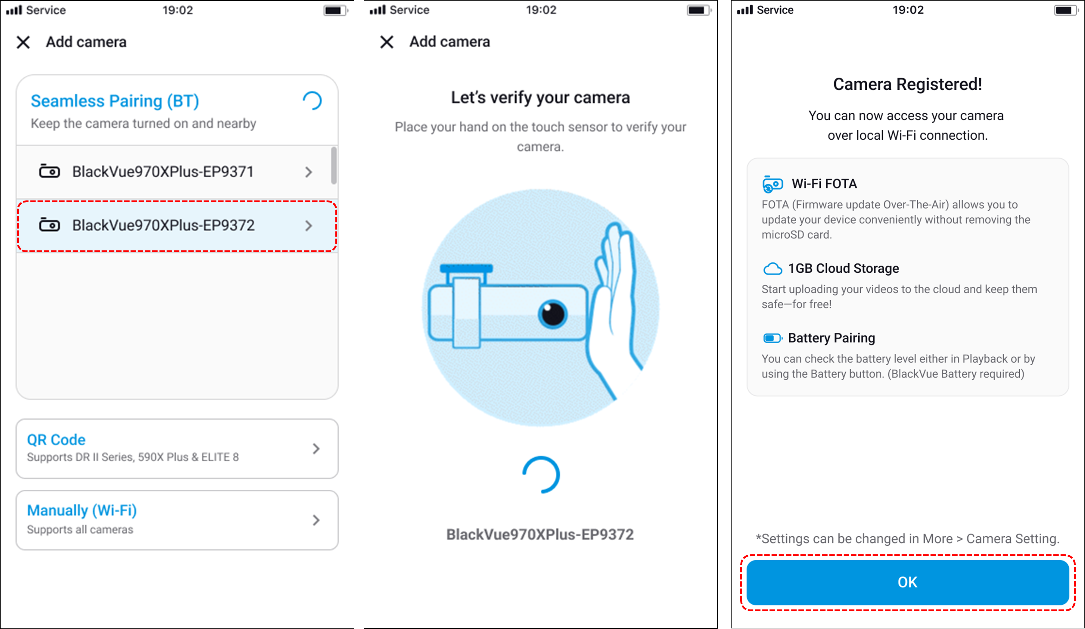 Adding and Removing Cameras: Registration Step-by-step – BlackVue | Forum