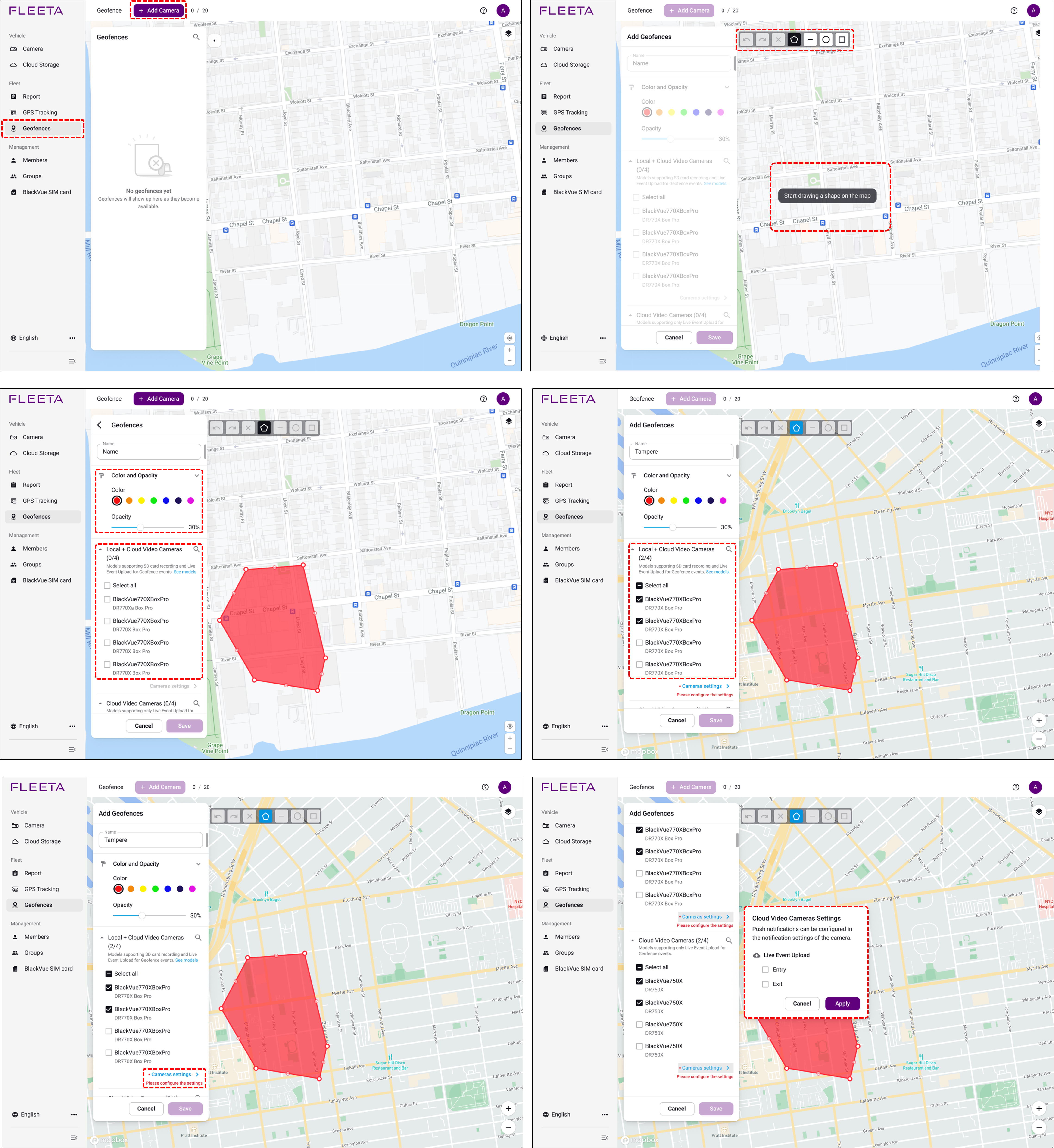 Using driving reports, geofence alerts, and GPS tracking – BlackVue | Forum